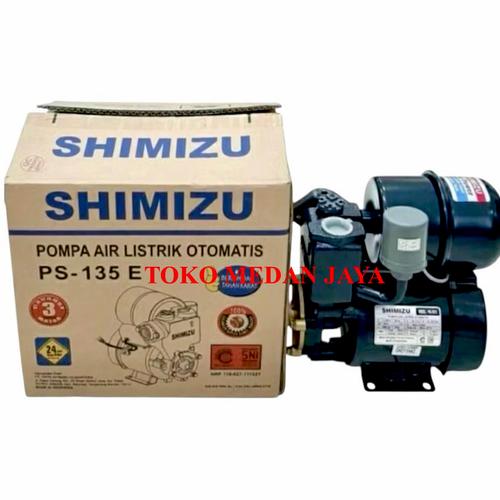 Jual POMPA AIR SHIMIZU PS-135 E OTOMATIS 125 W POMPA AIR SUMUR DANGKAL ...