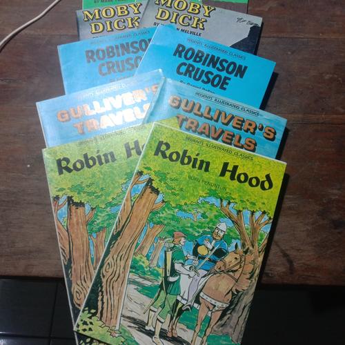 Jual buku Robin hood ,moby dick, huckleberry finn ,robinson crusoe ...