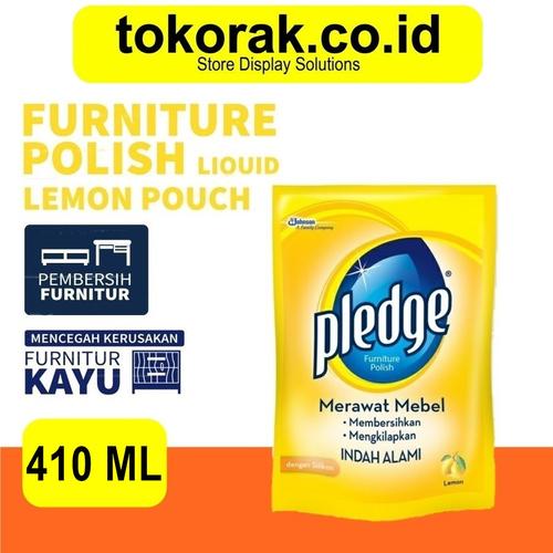 Jual PLEDGE FURNITURE POLISH LIQUID REFILL POUCH 450 ML PERAWATAN KAYU ...