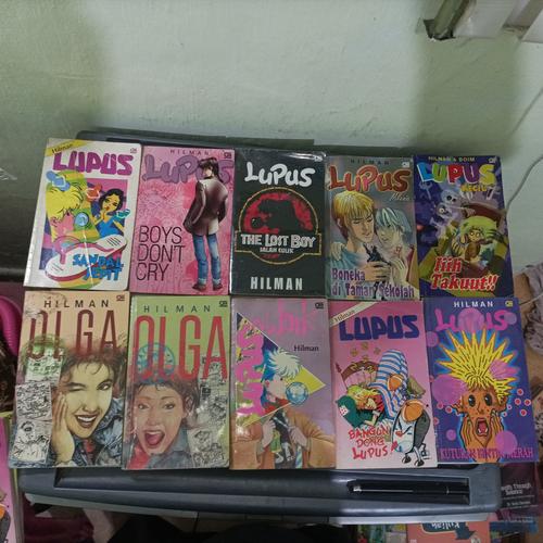 Jual novel serial Lupus (Lupus kecil: iih takut, Lupus Milenia boneka ...