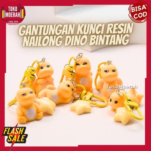 Jual GANTUNGAN KUNCI NAILONG DINO BINTANG KEYCHAIN RESIN NAILONG ...