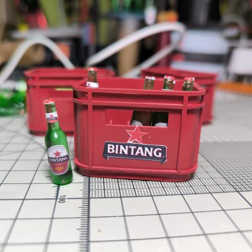 Jual Botol dan Crate Bir Bintang Skala 1/10 - Aksesoris Diorama 1:10 ...