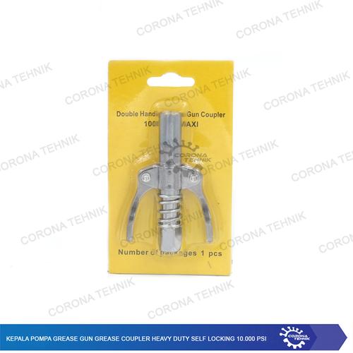 Jual Kepala Pompa Grease Gun Grease Coupler Heavy Duty Self Locking 10. ...