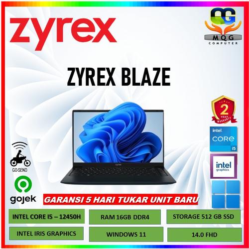 Jual Zyrex Blaze Intel Core i5 12450H 16GB 512GB Windows 11 14.0 Full HD - NON PAKET - Kab ...