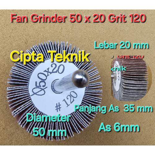 Promo Fan Grinder 50 x 20 Grit 120 Amplas Kipas 50x20 Grit120 Amplas ...