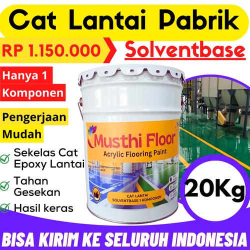 Jual Cat Trotoar Solventbased Musthi Floor 20kg - Putih - Kab ...