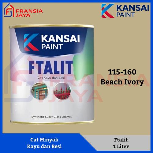 Jual Kansai Ftalit 1 Kg KF 160 Beach Ivory Cat Minyak Besi dan Kayu ...