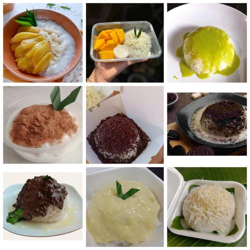 Jual Ketan susu original topping durian,keju, coklat, meses,Milo,Oreo ...