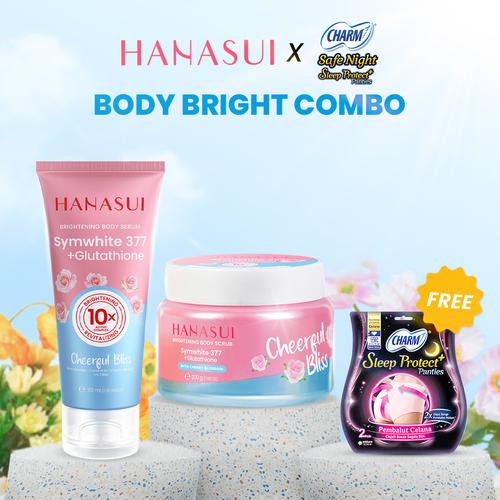 Jual 【HANASUI X CHARM】Hanasui Brightening Body Serum + Hanasui ...