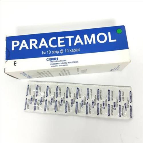 Jual PARACETAMOL 500 MG ( MEF) strip 10 kaplet / box 100 kaplet ...