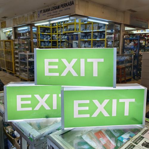 Jual Lampu Emergency EXIT Neon Box 322 Emergency EXIT TL neon box ...