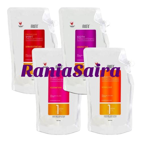 Promo INAURA Straightening STEP 1 600ml Obat Rebonding Smoothing Rambut ...