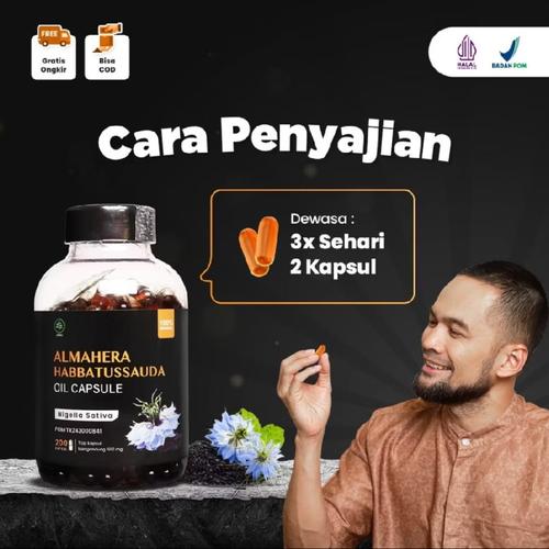 Jual Almahera Habbatussauda Oil Capsule 200 kapsul - Kab. Bogor ...