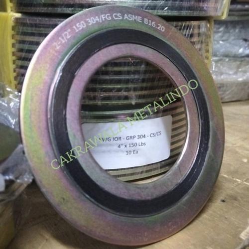 Jual SWG ANSI 150 Carbon Steel 2 1/2" inch Spiral Wound Gasket CS #150 ...
