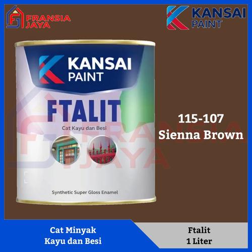 Jual Kansai Ftalit 1 Kg KF 107 Sienna Brown Cat Minyak Besi dan Kayu ...