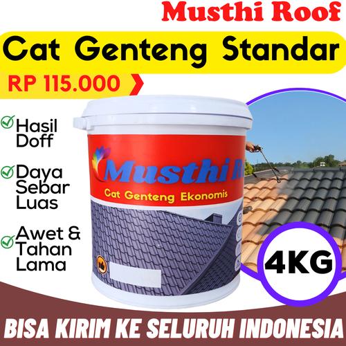 Jual Cat Genteng Musthi Roof 5 kg Hasil Doff - VP116 GREEN - Kab ...