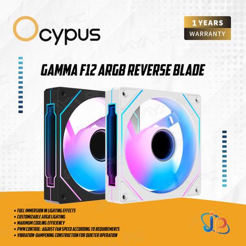 Jual Ocypus Gamma F12 ARGB Reverse Blade Cooler Case 120mm - Fan Casing ...