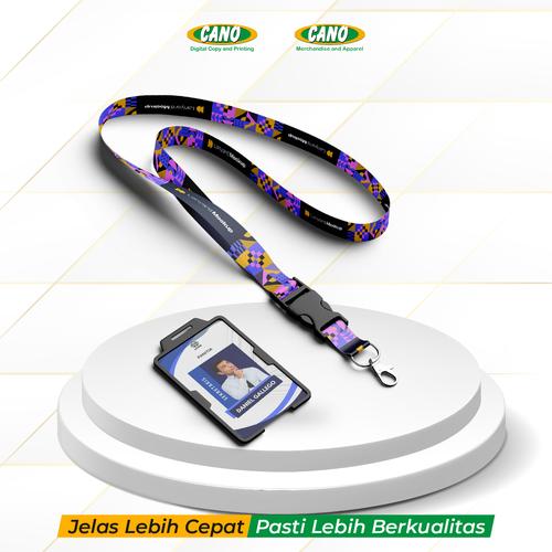 Promo Tali Lanyard Custom + ID Card / Gantungan ID Card / Tali ID Card ...