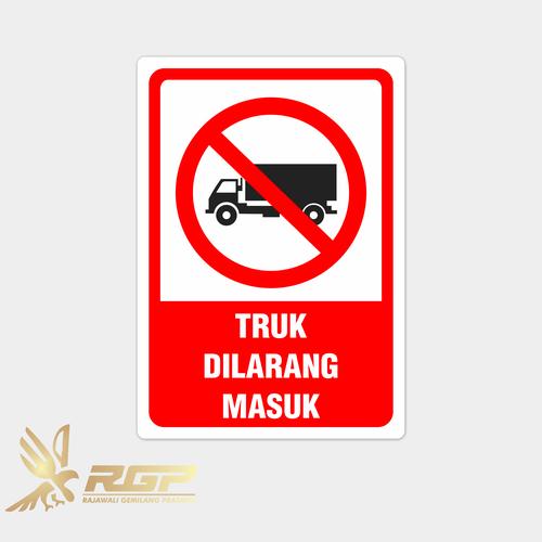 Jual Rambu truk dilarang masuk plat alumunium - Alumunium 1.2mm ...