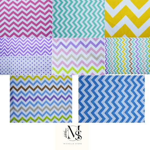 Jual Kain Microtex Print Motif L240 / MICRO / POLYMICRO - CHEVRON ...