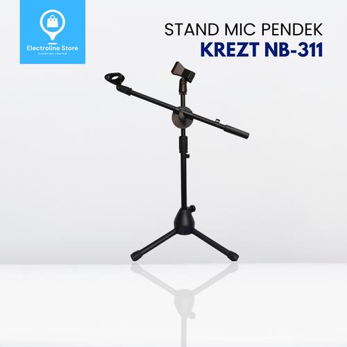 Jual Stand Mic Pendek KREZT NB-311 Tripod Mic Pendek Bahan Besi Tiang ...