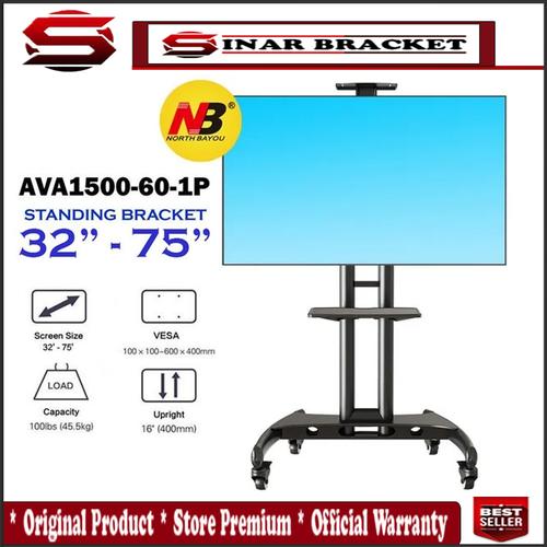 Jual Standing Bracket Breket Brecket TV LCD NB Ava 1500 -60-1P 32"-75" NEW - 32 - 80 Inch - Kota ...