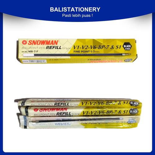 Jual Refill / isi Pena Snowman V1, V2, V6, BP-7 & S-1 - Kotak - Kota ...