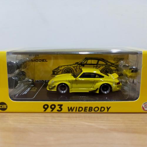 Jual CM MODEL PORSCHE RWB 993 WIDE BODY, YELLOW - INDONESIA EXCLUSIVE ...