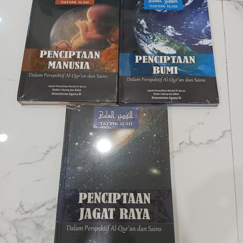 Jual BUKU TAFSIR ILMU FULLSET 3 JILID PENCIPTAAN JAGAT RAYA PENCIPTAAN BUMI PENCIPTAAN MANUSIA ...
