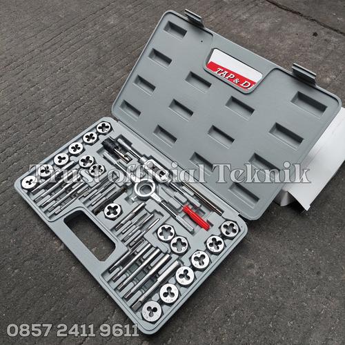 Jual SKC Tap And Die Set 41 Pcs 1/8" - 1/2" Alat Tap Dan Senai Ulir Set ...