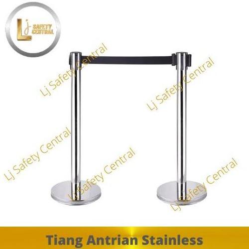 Jual Tiang Antrian Stainless Queue Line Standing Barrier - Tiang ...