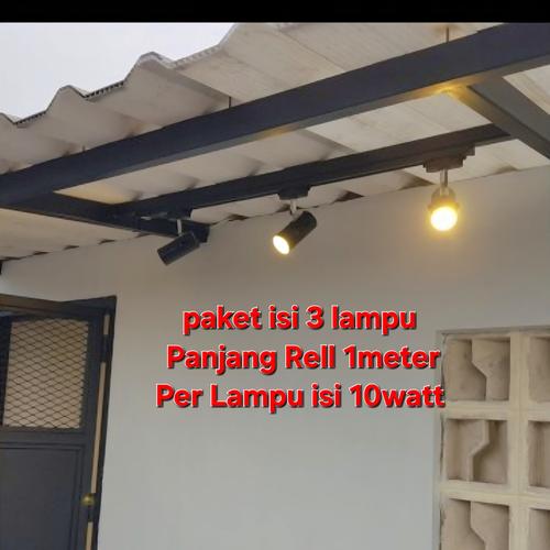 Jual 3set Lampu Sorot Cafe Track light LED 10watt Warmwhite 3000K ...