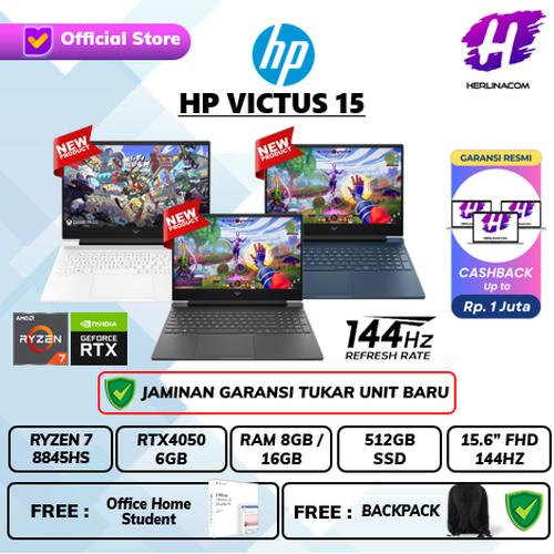 Promo Laptop HP VICTUS 15 Ryzen 7 8845HS Rtx 4050 6Gb / Ram 16Gb 512Gb ...