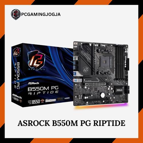 Jual MOTHERBOARD AMD AM4 ASROCK B550M PG RIPTIDE - Kab. Sleman ...