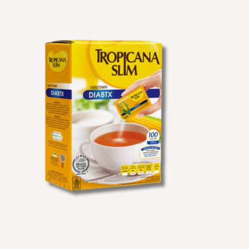 Jual Tropicana Slim Sweetener Diabetic - 100 Sachet - Dus Sobek - Kota ...