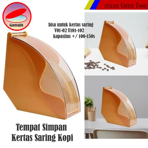 Jual Tempat Kertas Saringan Kopi Coffee Filter Storage Penyimpan Kertas ...