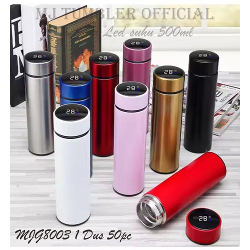 Jual Tumbler LED Stainless Smart LED/ Termos Suhu Temperatur 500ml ...