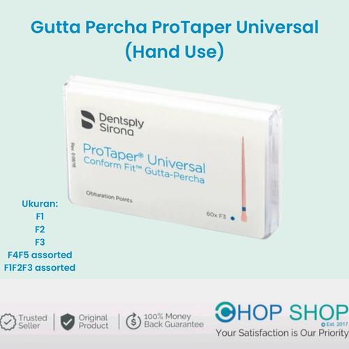 Jual Gutap Gutta Percha Protaper Original by Dentsply PO GUTTAP - F1 ...