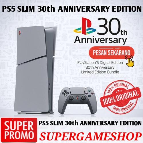Promo PS5 Slim Digital Console 30th Anniversary Limited Edition PS5 ...