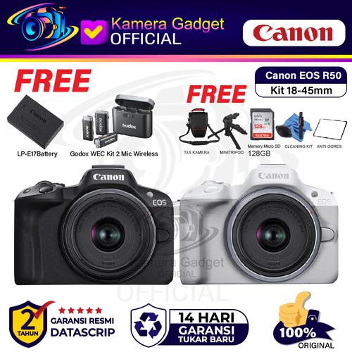 Promo Canon EOS R50 Body Only Mirrorless Camera EOS R 50 Original Resmi ...