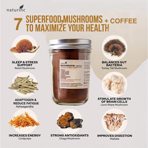 Jual kopi jamur organic Mushroom coffee lions mane turkeytail ...