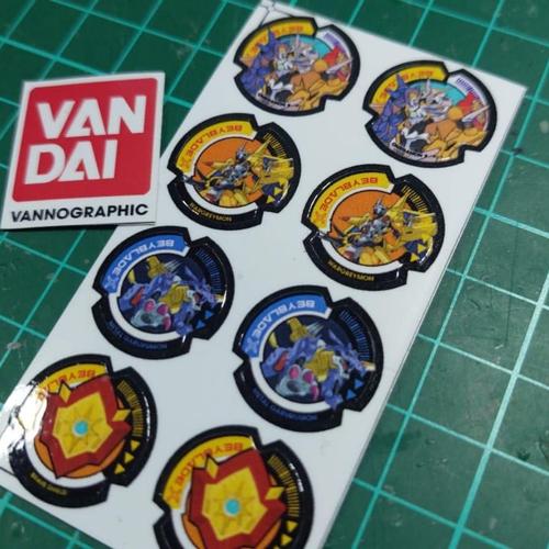 Jual Beyblade X stiker gear chip bit, model Digimon Omegamon X - Kota ...