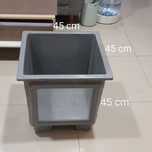 Jual kolam ikan fiber / akuarium fiber / bak ikan portable - Putih ...