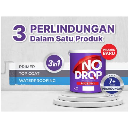 Jual CAT WATERPROOFING/ NO DROP TINTING/ READY SEMUA WARNA/ 4KG GALON ...