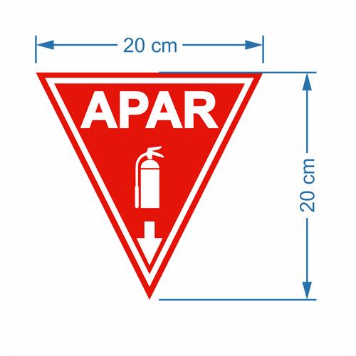 Jual SIGN APAR Akrilik Segitiga 20 cm - Kota Bandung - Sariwangi Garage ...