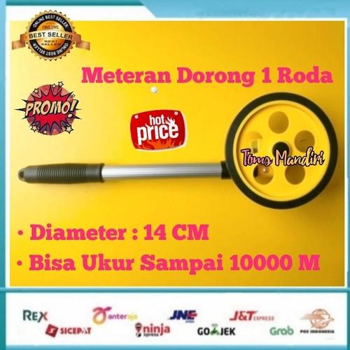 Jual Meteran Dorong 1 Roda/Measuring Wheel/Alat Ukur Diameter 14Cm - 10 ...