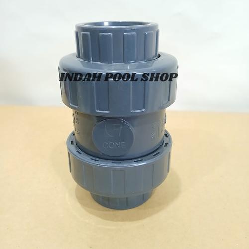 Jual Check Valve 2 in Astral - Check Valve Kolam Renang Double Union ...