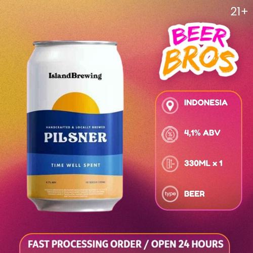 Jual Island Brewing Pilsner 330ml Craft Beer Bir - Jakarta Barat ...