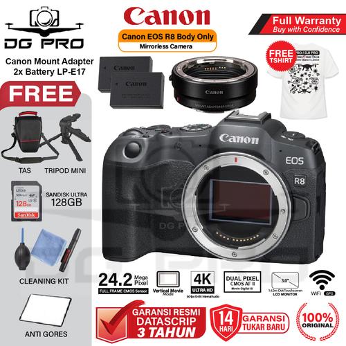 Jual Canon EOS R8 Body Only Mirrorless Camera EOS R 8 Bodi Resmi ...