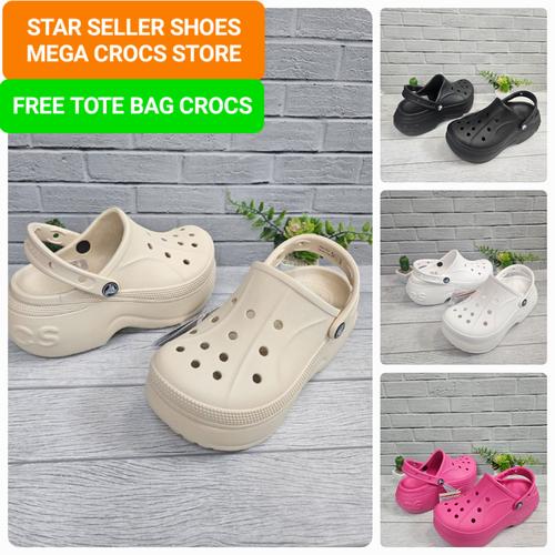 Jual CROCS WANITA BELLA CLOG EMPUK RINGAN - ping Fuschia, 35 - Jakarta ...
